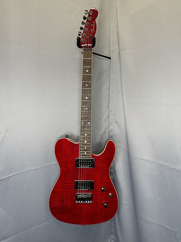 Fender Custom Telecaster - Red Flame Maple | Reverb
