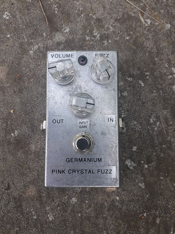 Rouse Electronics Pink Crystal Fuzz Germanium 2013 Silver | Reverb