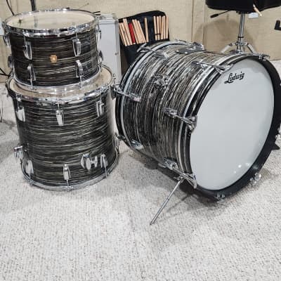 Ludwig Oyster Black Pearl Shell Pack | Reverb