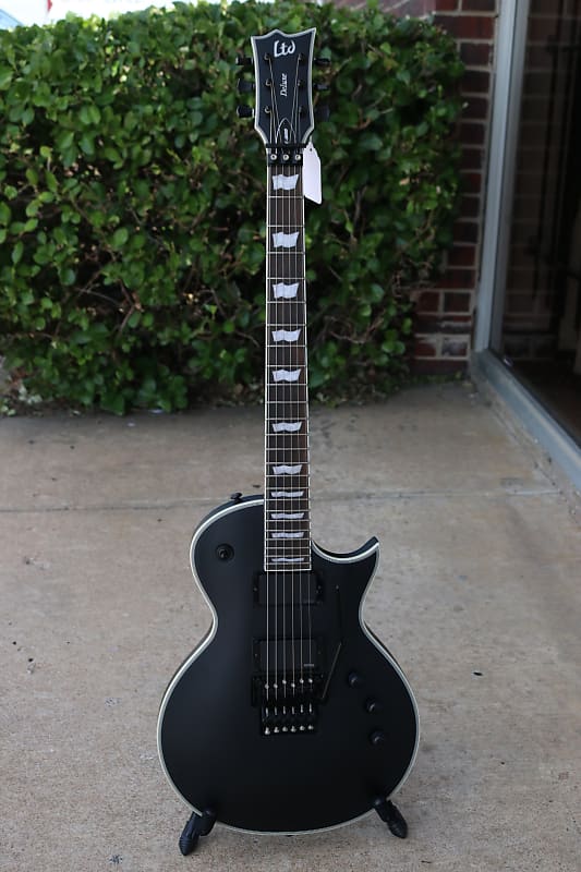 ESP LTD EC-1000FR Electric Guitar with Floyd Rose - Black | Reverb