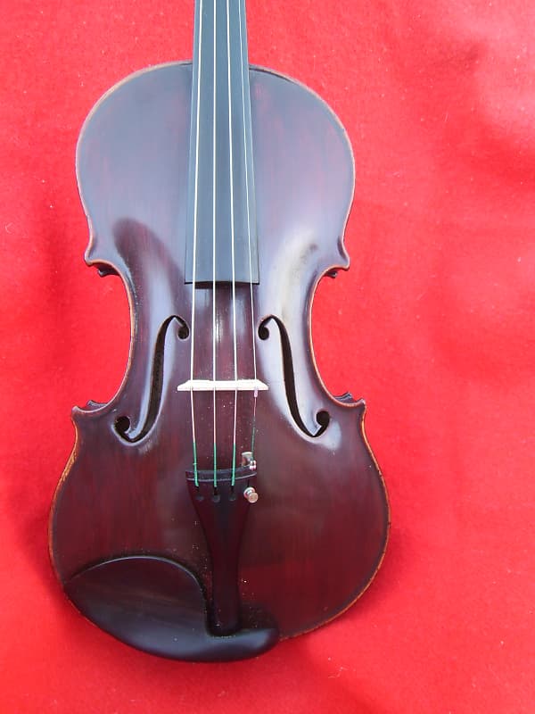 Roth and Lederer Guarnerius Model 4/4 Violin 1900 Maroon Red | Reverb