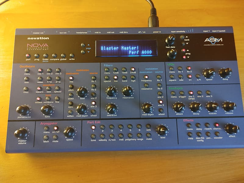 Novation Nova Multitimbral Virtual Analog Polysynth Desktop | Reverb