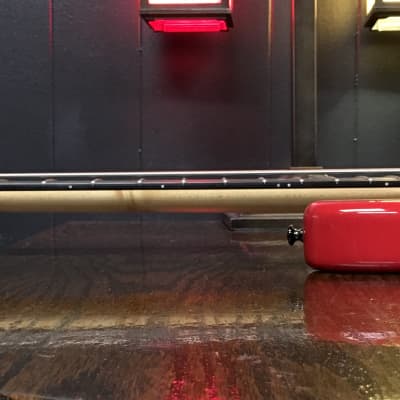 Red Carvin USA 5-String Factory Bass BK5 w/ Original Case | Reverb