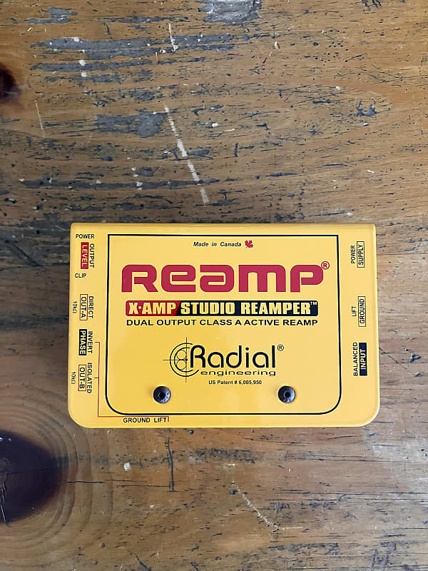 Radial X-amp dual output 2022 - Tellow | Reverb