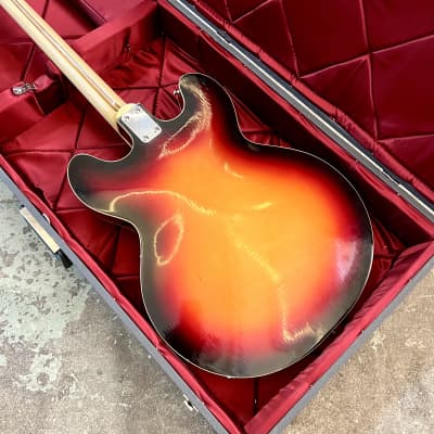 Welson DS-2T Hollowbody electric guitar 1960’s - Sunburst vox | Reverb
