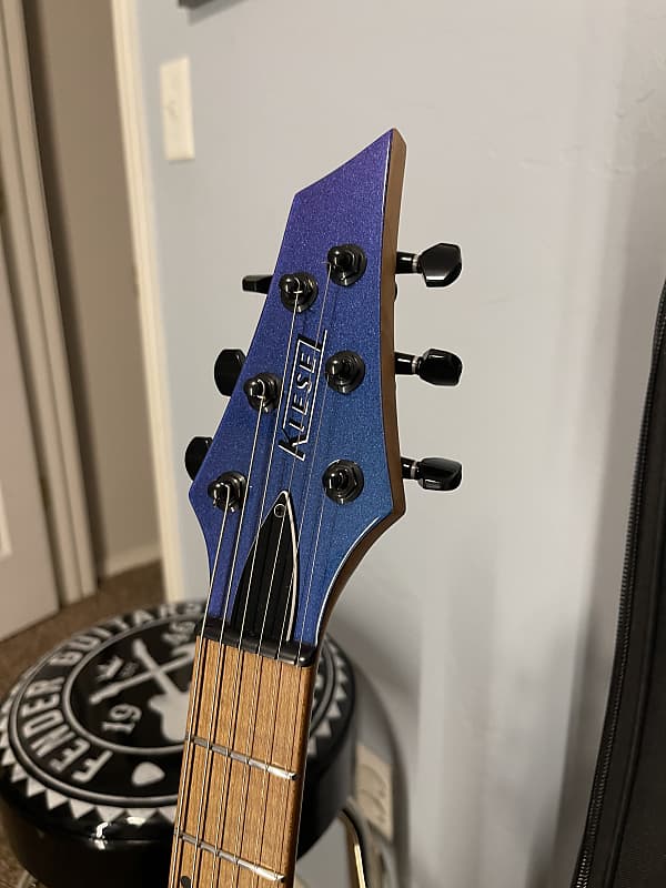 Kiesel Aries 2022 -Piezo- Roast Maple - Color shift | Reverb