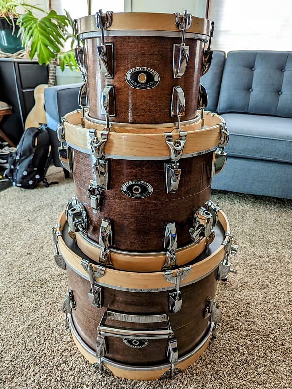 Side Kick Drums Compact Nesting Kit Mahogany | Reverb