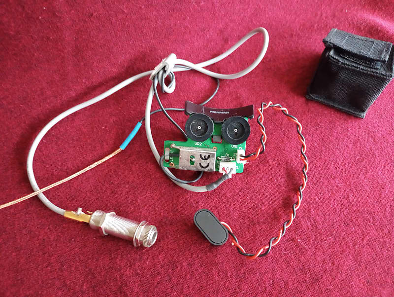 Fishman Sonitone Piezo Under Saddle Acoustic Pickup | Reverb