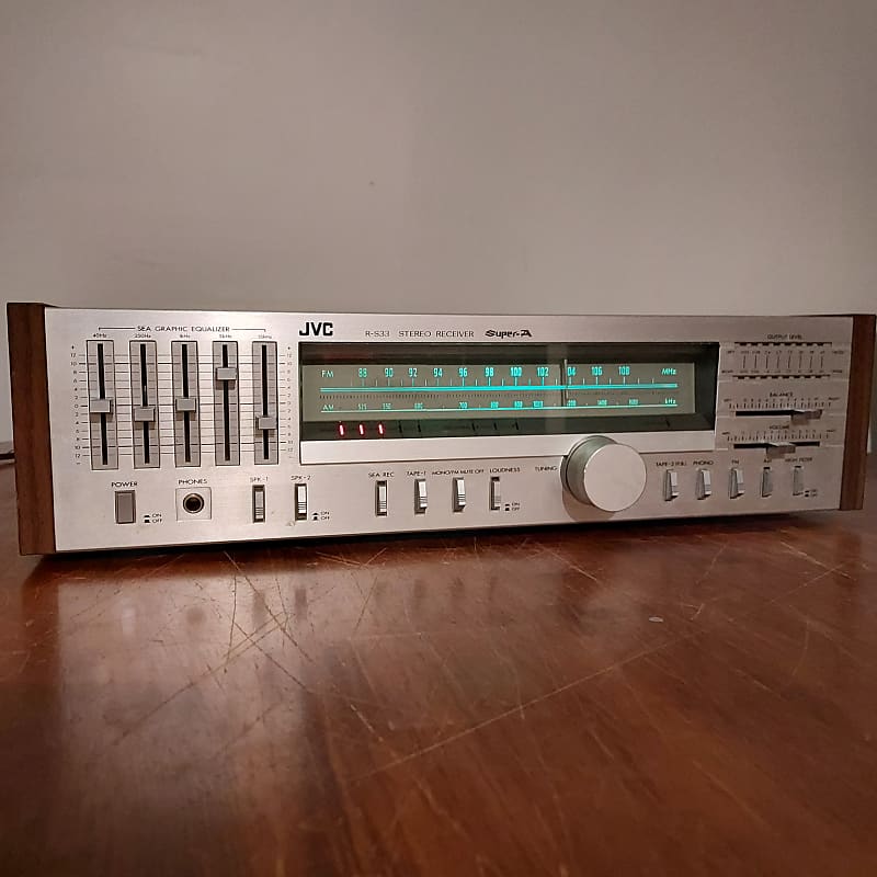 JVC R-S33 1980 Super-A Receiver - Silver | Reverb