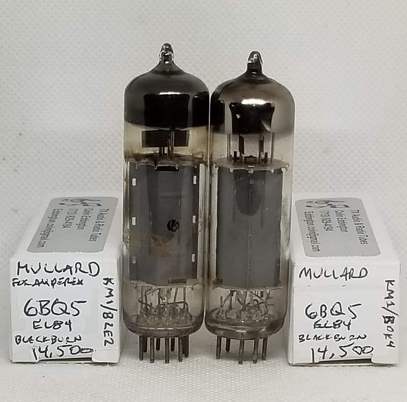 Mullard EL84/6BQ5 KM1 Perfectly Matched Pair NOS | Reverb