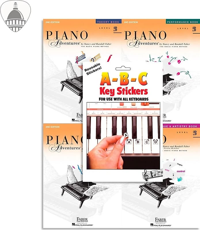 Faber Piano Adventures Level 2B Bundle- Lesson, Performance, | Reverb