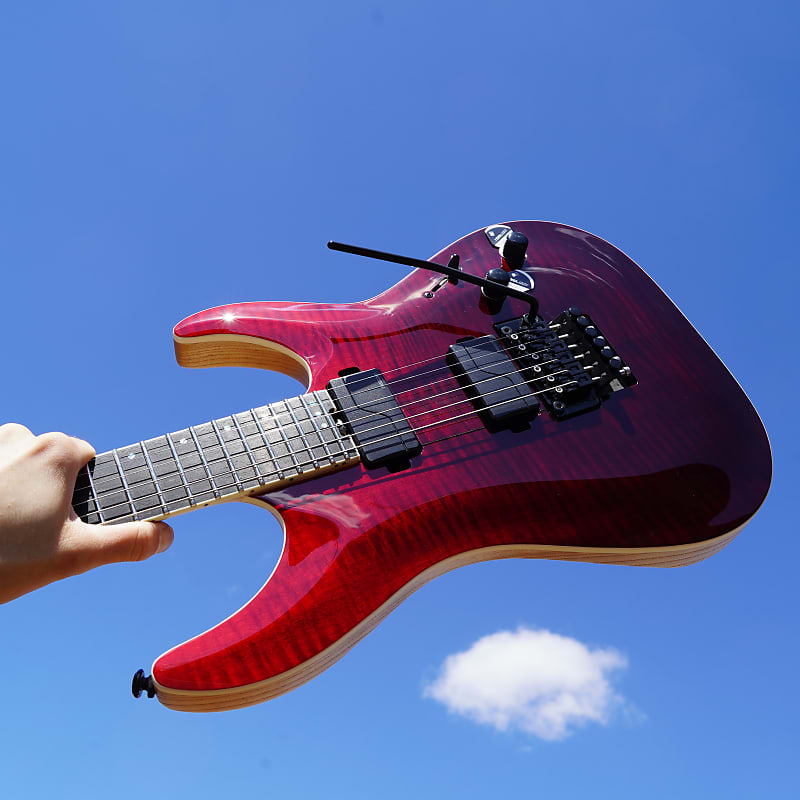 Schecter DIAMOND SERIES SLS Elite C-1FR - Blood Burst | Reverb