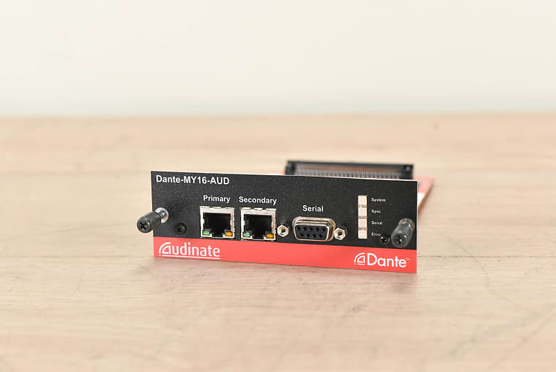Audinate Dante-MY16-AUD2 16-Ch. Dante Network I/O Card | Reverb