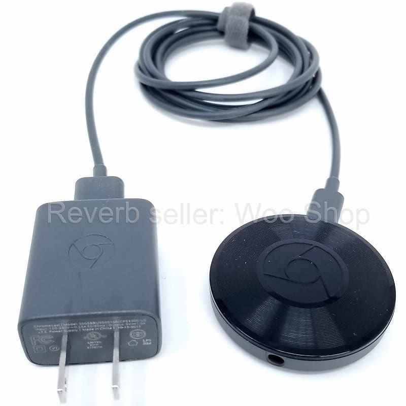 Google Chromecast Audio Media Streamer Black RUX-J42 w/ | Reverb