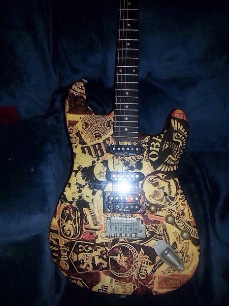 Fender Stratocaster 2007 Obey Propaganda Model | Reverb