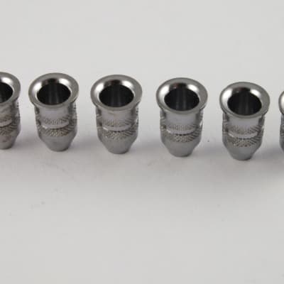 6 Chrome Body String Ferrules 6.5mm for Telecaster or | Reverb