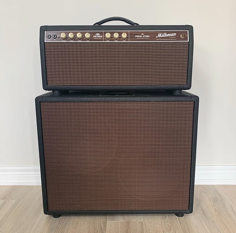 Milkman Pedal Steel 85W 2018 - Custom Black Tweed | Reverb Canada