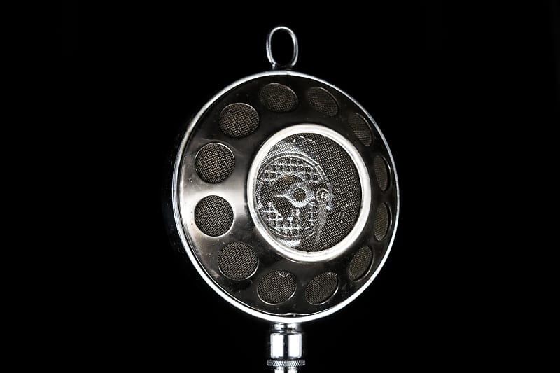 Vintage 1930s Universal XX double-button carbon "spring" mic | Reverb