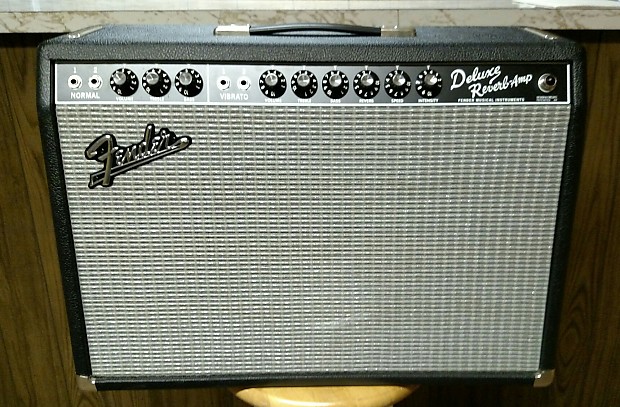 Fender '65 Deluxe Reverb Reissue DRRI 2004 Black Tolex | Reverb