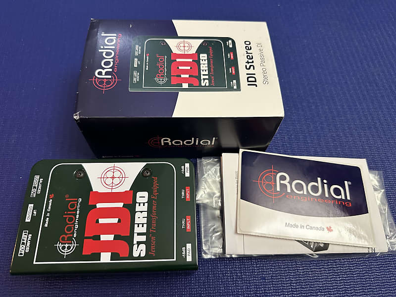 Radial JDI Stereo Passive DI Direct Box | Reverb