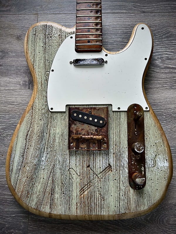Pistols Crown Barncaster Tele GUITAR BODY ONLY PARTCASTER | Reverb UK