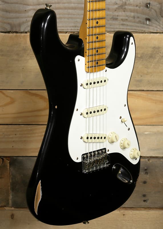 Fender Custom Shop S21 Limited Edition 57 Strat Relic Black | Reverb