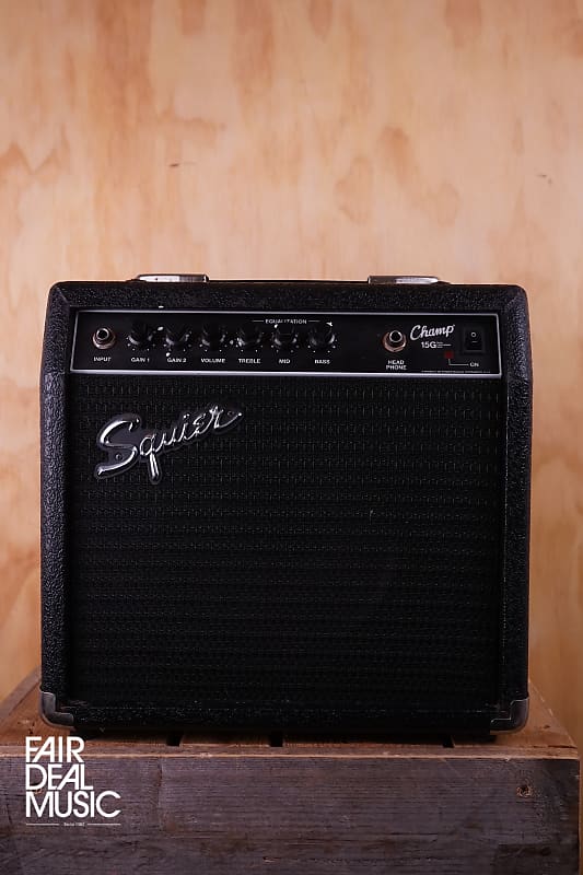 Squier Champ 15 Compact 15W Guitar Combo Amplifier, USED | Reverb