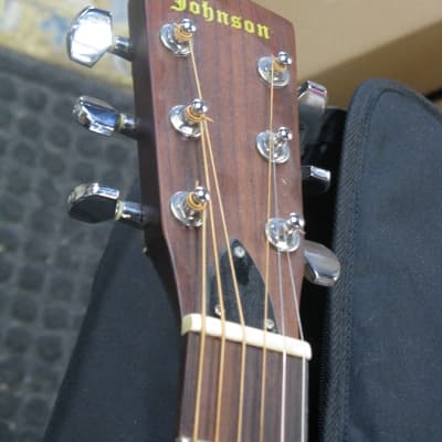 Johnson AXL-998 Metal Body Resonator 2000's - Chrome W/Gig | Reverb