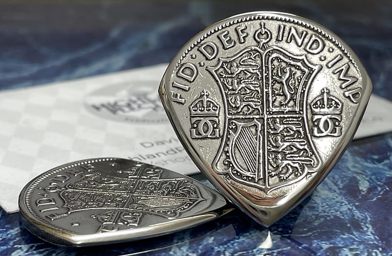 The Highland Plectrum Co . One (1) King George Half Crown | Reverb UK