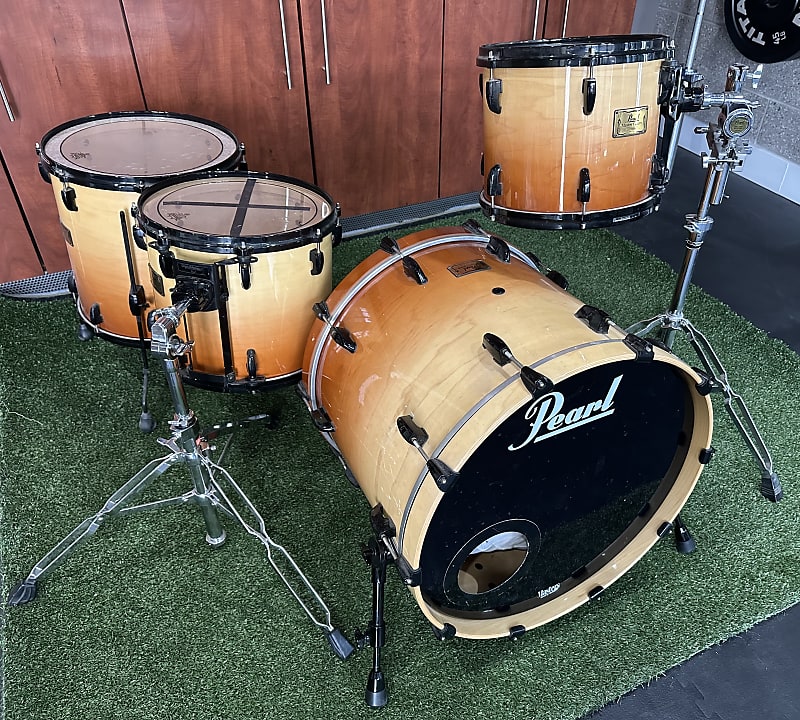 Pearl Masters Custom Maple Drumset 22”-12”-14”-16” 2000s | Reverb