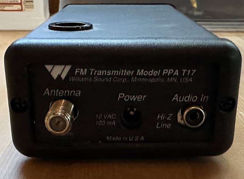 Williams Sound PPA T17 Assisted Listening Transmitted Good | Reverb