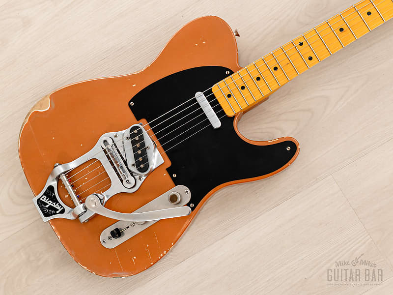 Telecaster Partscaster MJT Relic Copper Lacquer w/ Fender | Reverb