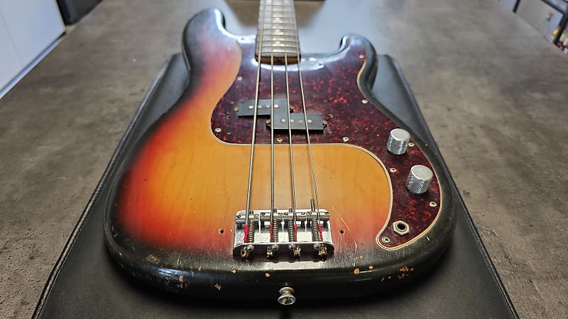 1972 Fender Precision Bass Sunburst EX John Entwistle THE WHO | Reverb