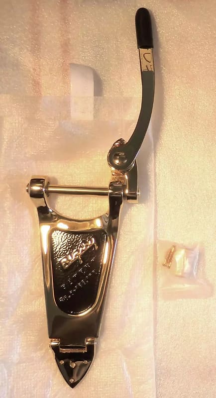 Bigsby® B6GB Gold Tremolo Vibrato Tailpiece~"V" Hinge | Reverb
