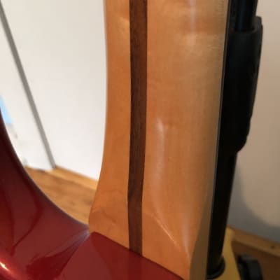 Left handed Fender Standard Stratocaster 1996 - Crimson Red | Reverb