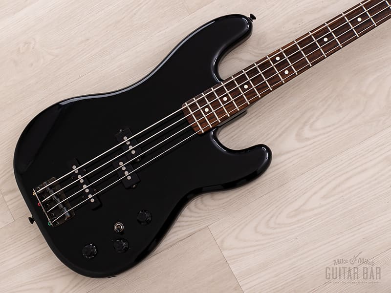 1985 Fender Boxer Series PJ-555 Vintage PJ Bass Black, Japan | Reverb