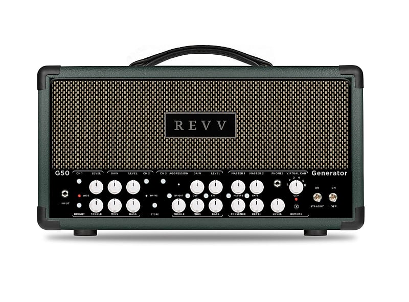 REVV Generator G50 50W Tube Head - British Emerald | Reverb