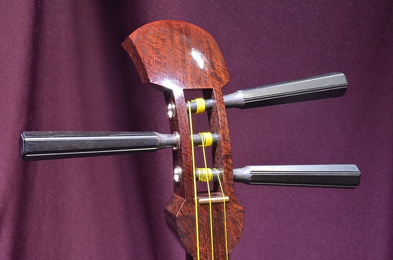 Shamisen Nagauta-Hosozao Red sanders wood Refurbished | Reverb