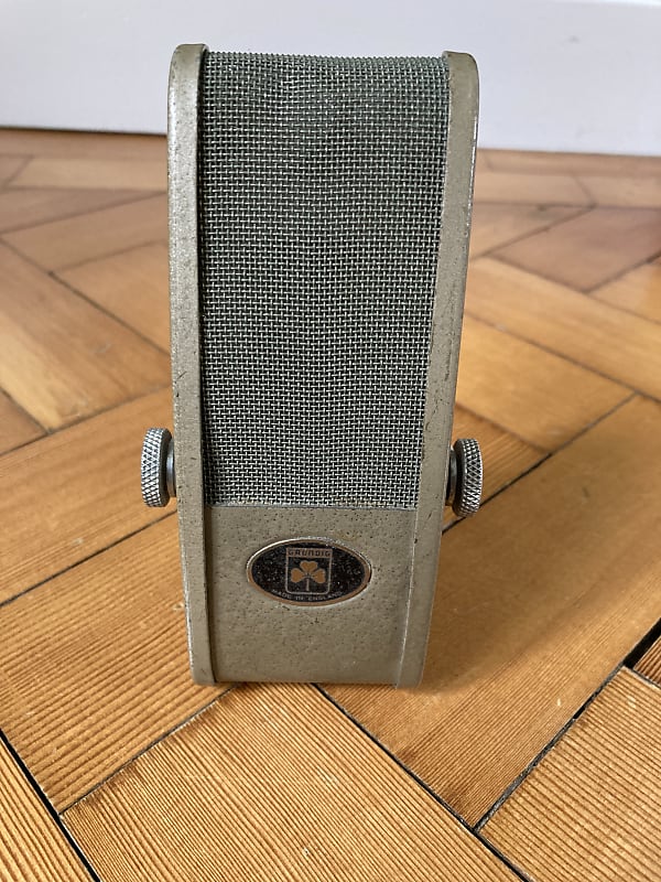 Grundig Lustraphone Ribbon Microphone (Restored and Upgraded. | Reverb