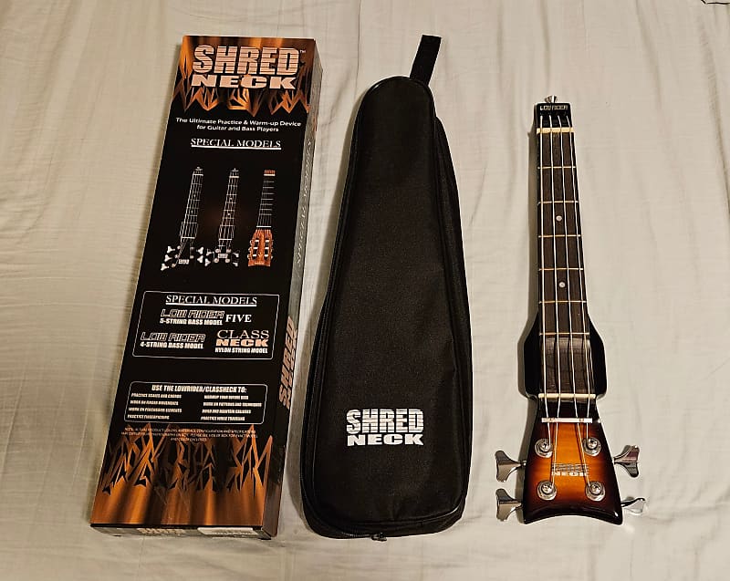 Shredneck Low rider bass 4 string 2023 - sunburst gloss | Reverb