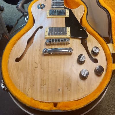 Custom LP semi acoustic 2000s - Spalted style | Reverb