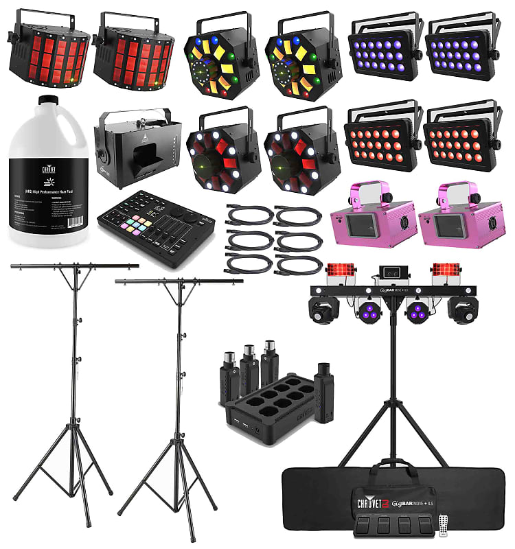 Chauvet ILS Effect Package Deal with Lighting System, Lasers, | Reverb