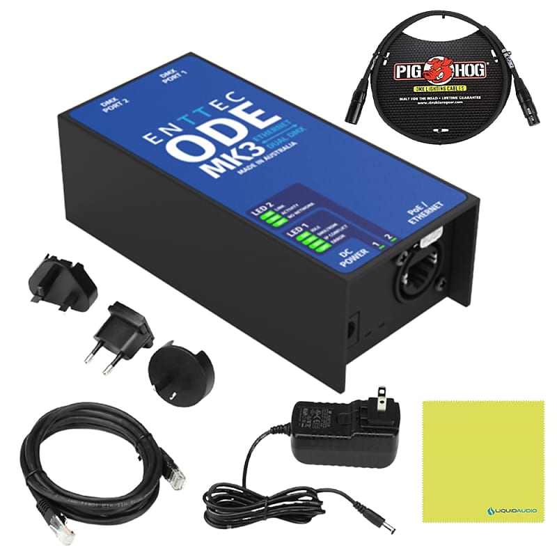 Enttec 70407 ODE MK3 Two-universe Bidirectional DMX Ethernet | Reverb