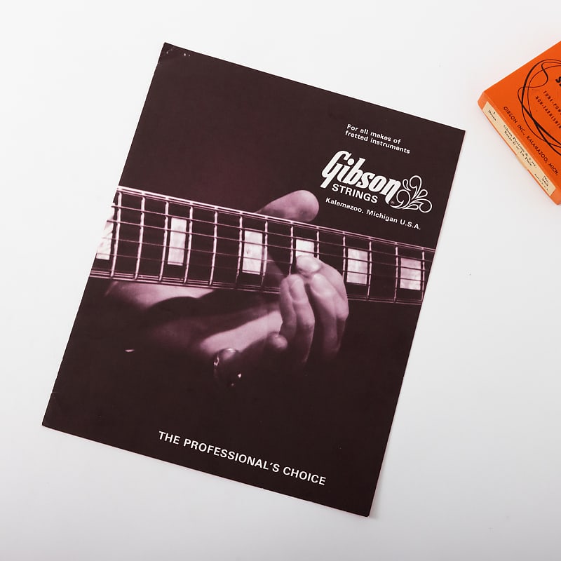 Gibson Strings Brochure 1972 | Reverb