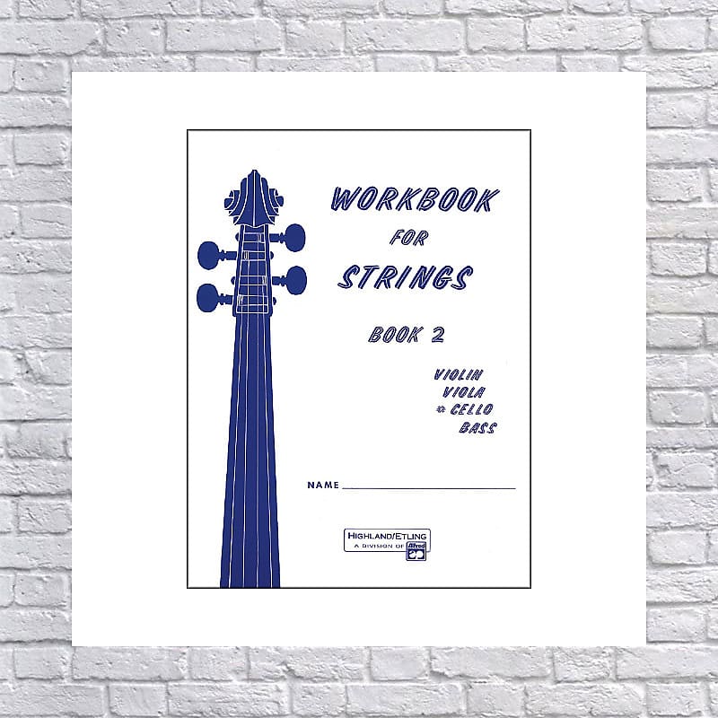 Alfred Workbook for Strings Book 2 Cello | Reverb