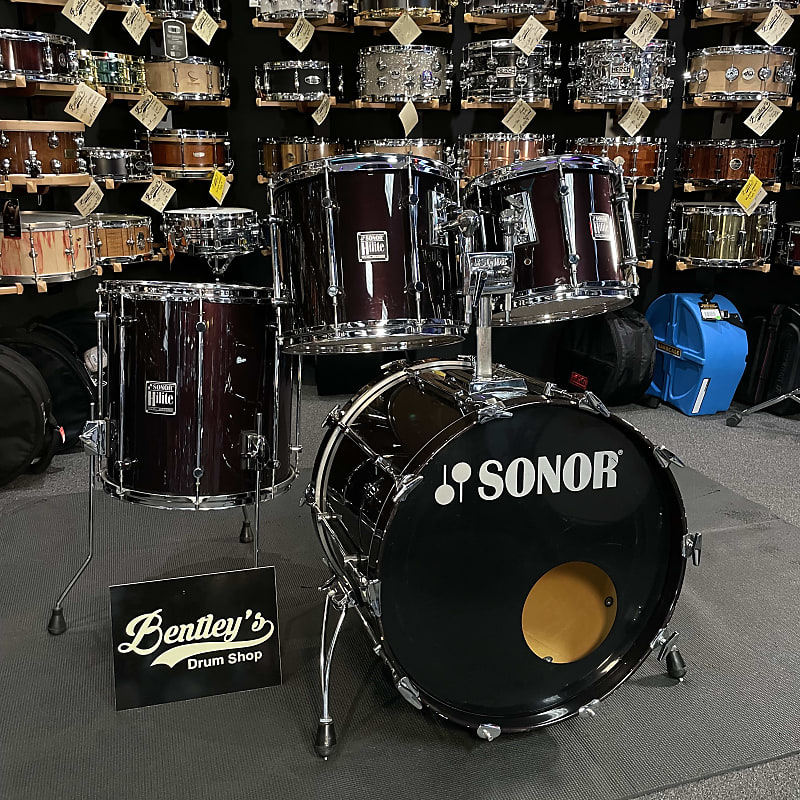 Sonor Hilite Maple Series 12/14/16/22 Drum Kit Set in Dark | Reverb