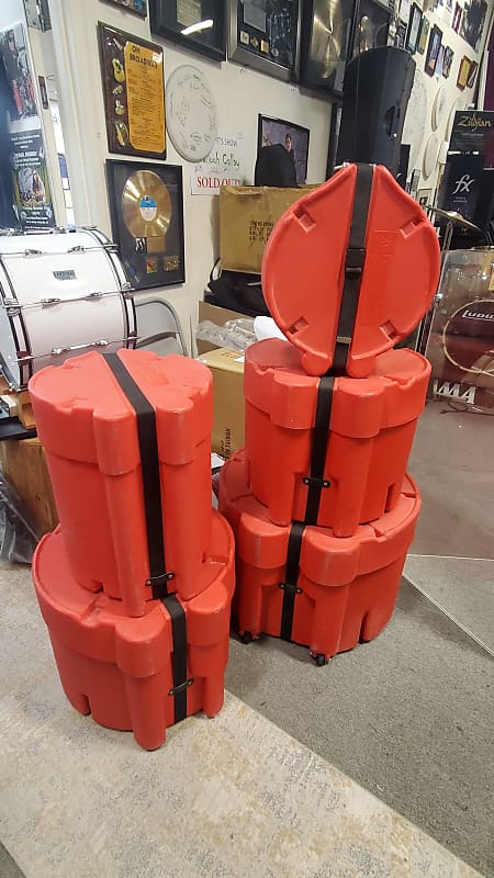 XL Protector Specialty 5 piece drum case set 2018 - RED | Reverb