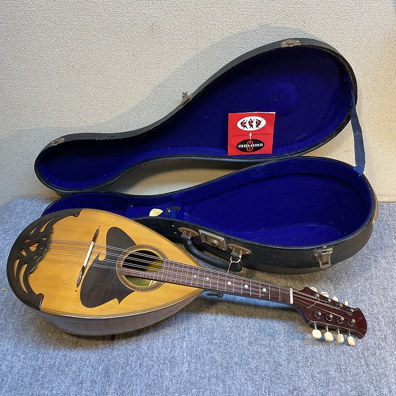 Beautiful 1968 Suzuki M-226 Bowl back Mandolin with original | Reverb