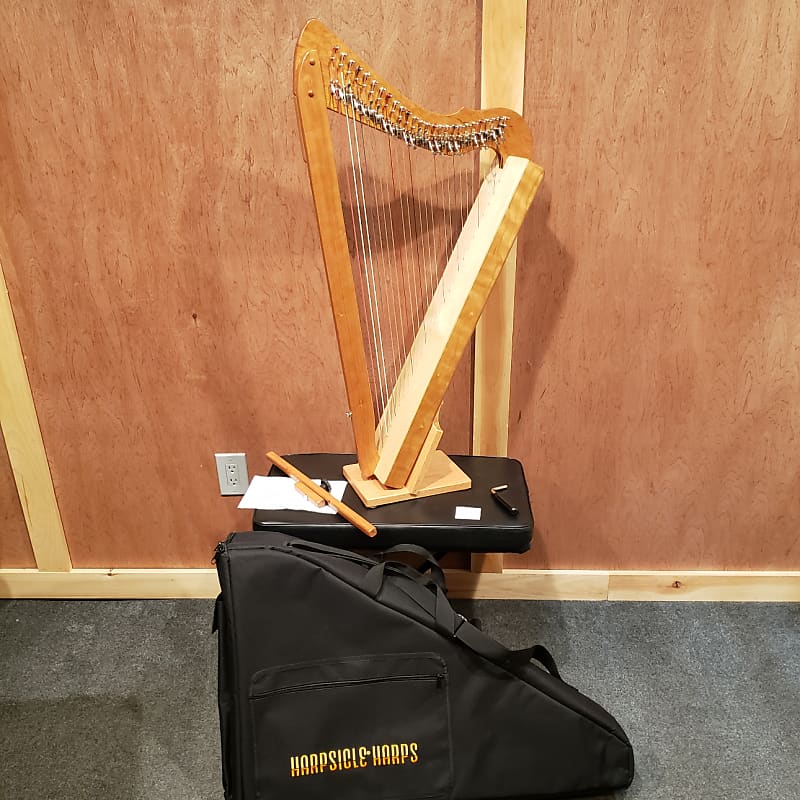 Rees Harps Special Edition Fullsicle, Cherry, 26 String Harp, | Reverb