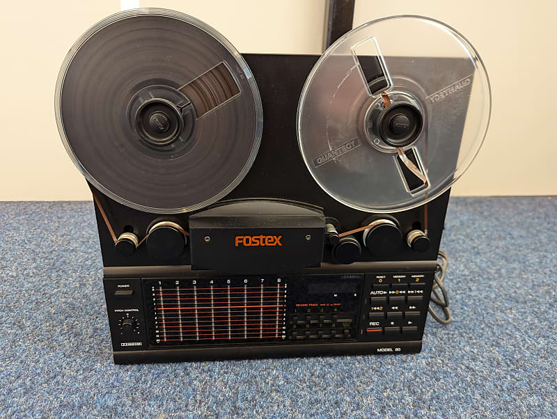 Fostex Model 80 Reel to Reel tape machine 1980ies - Black | Reverb UK